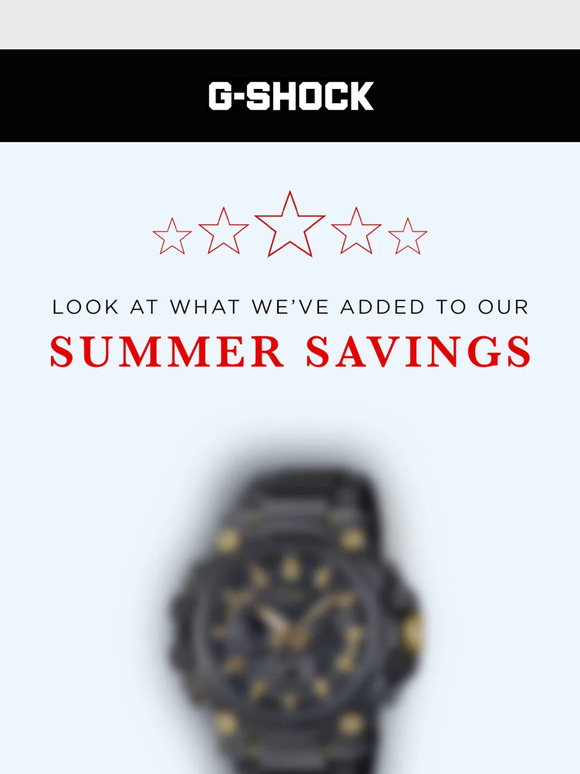 G-Shock: Summer Savings In Full Swing | Milled