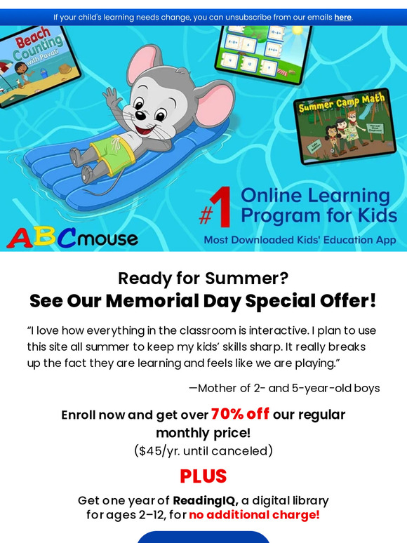 ABCmouse.com: Happy Memorial Day! 🎉 | Milled