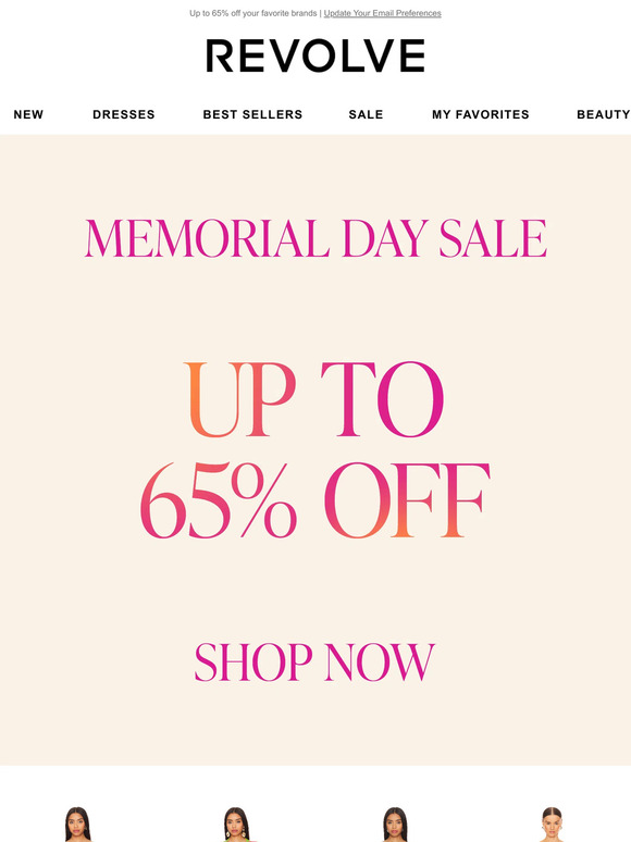 REVOLVE Email Newsletters: Shop Sales, Discounts, and Coupon Codes
