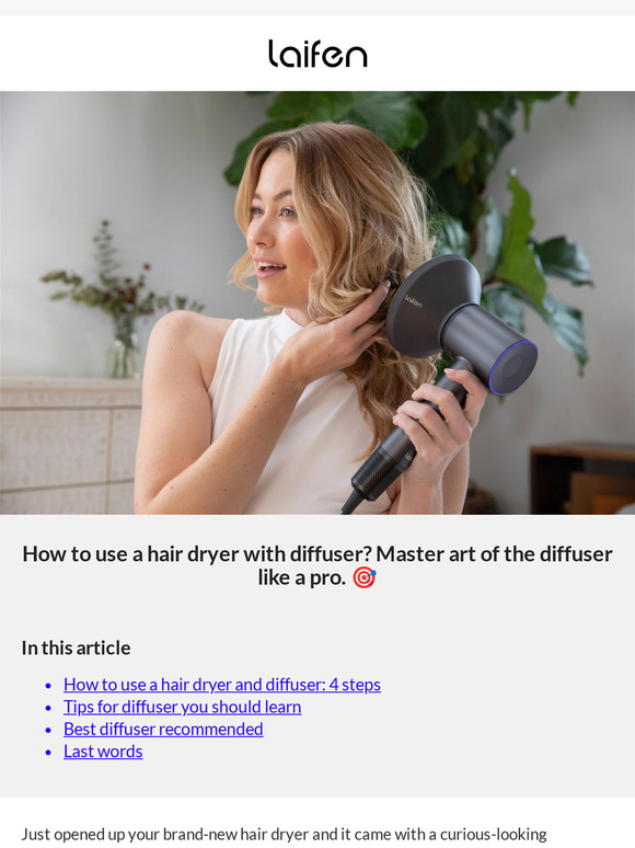 Laifen: 4️⃣ Steps to master the art of the diffuser like a pro. | Milled
