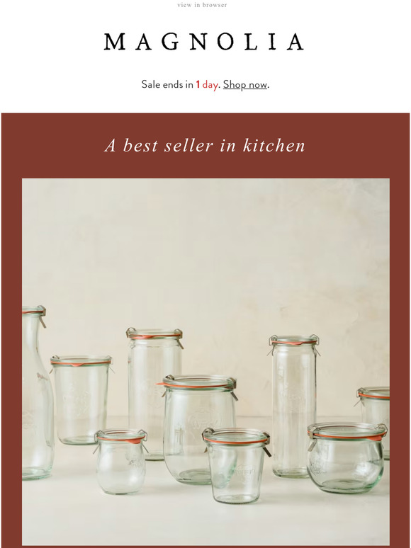 Magnolia Email Newsletters: Shop Sales, Discounts, and Coupon Codes