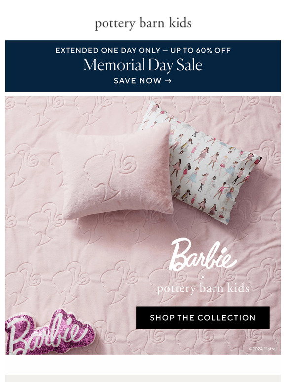 Pottery Barn Kids: Going, going...our Memorial Day Sale is almost gone ...