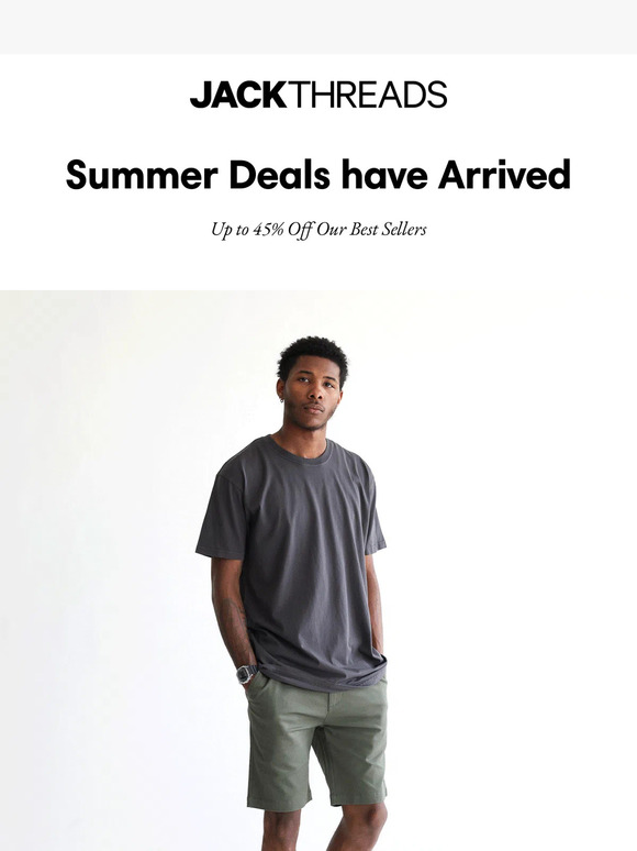 Jack Threads Email Newsletters: Shop Sales, Discounts, and Coupon Codes