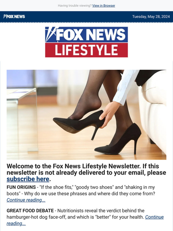 Fox News: 'If the shoe fits': Origin stories behind popular expressions ...