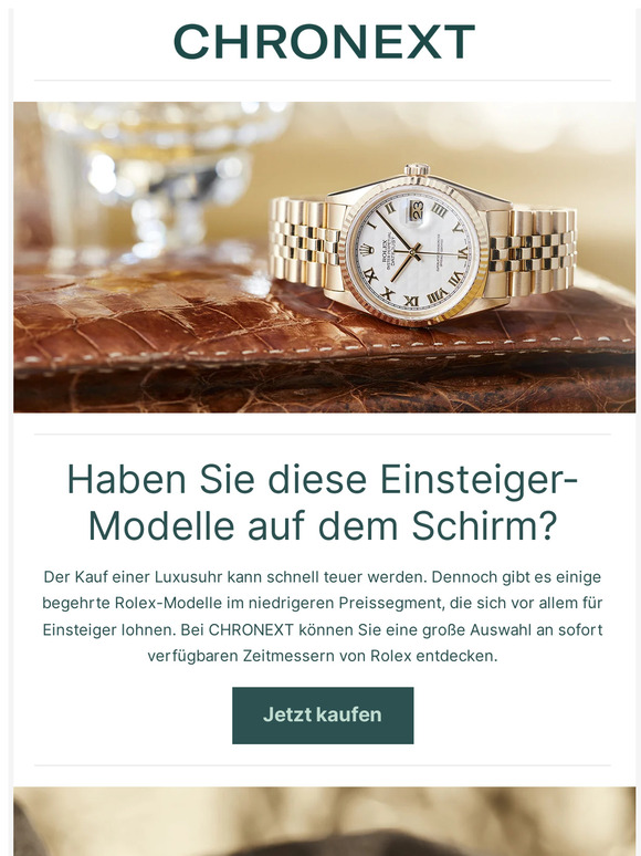 CHRONEXT: Das sind die besten Einsteiger-Modelle von Rolex | Milled