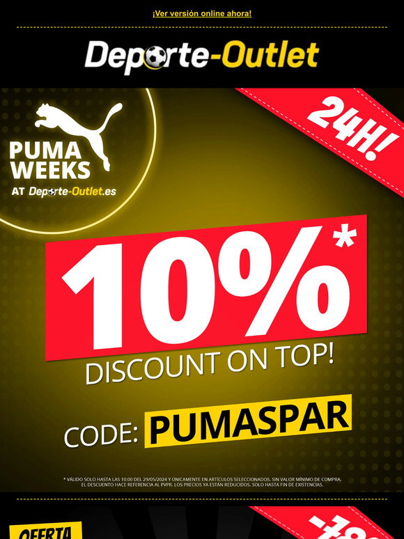 SportSpar: 💛 PUMA WEEKS FINALE 🖤 -10 % EN TODOS LOS ARTÍCULOS DE PUMA ...