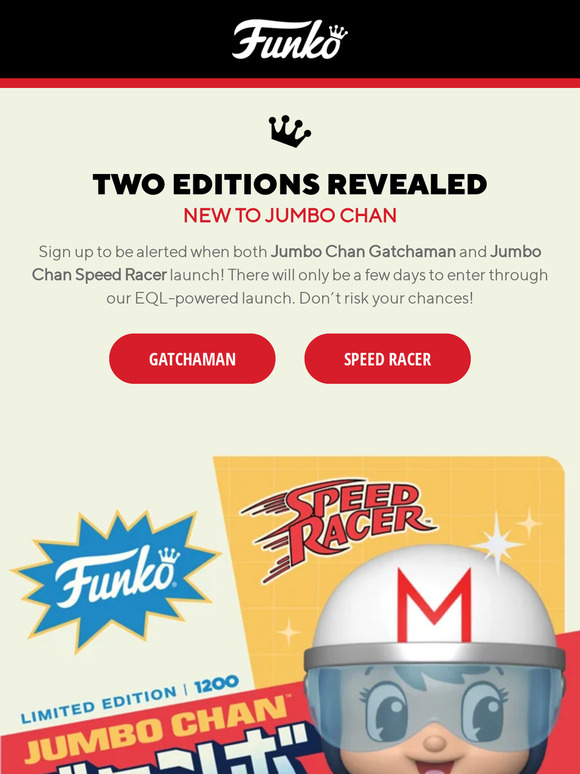 Funko: Coming Soon: Speed Racer and Gatchaman | Milled