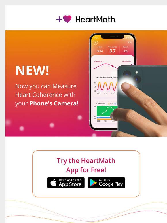 HeartMath: New - Measure Heart Coherence for Free | Milled