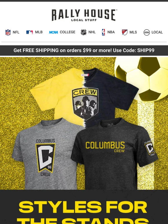 Rally House: Embrace Summer Vibes, Crew Fans! 🌞🌊 | Grab Polos, Tees ...
