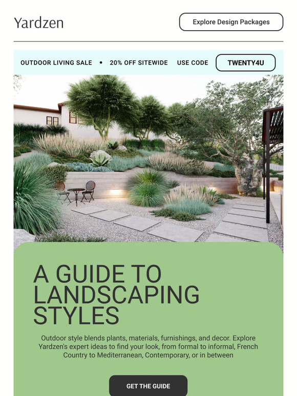 Yardzen: Guide to the most popular landscaping styles | Milled