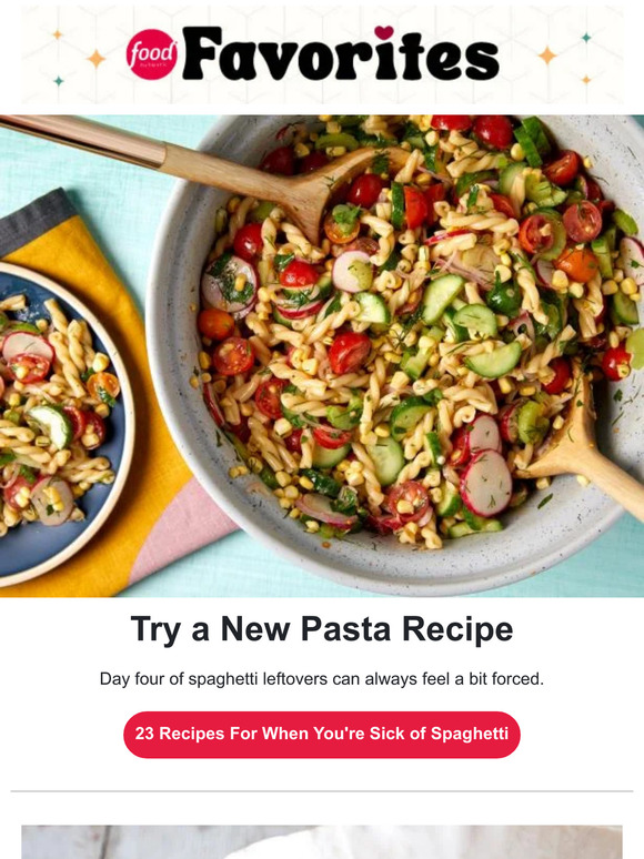 Food Network: 23 Pasta Recipes for When You're Sick of Spaghetti | Milled