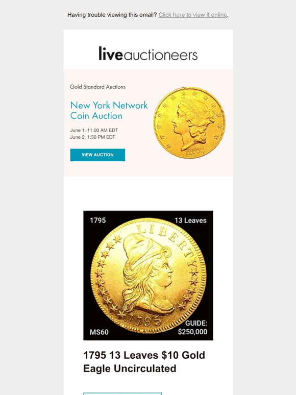 LiveAuctioneers: Gold Standard Auctions | New York Network Coin Auction ...