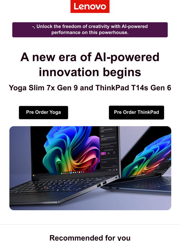 Lenovo: A new era of AI-powered innovation begins🚀 | Milled