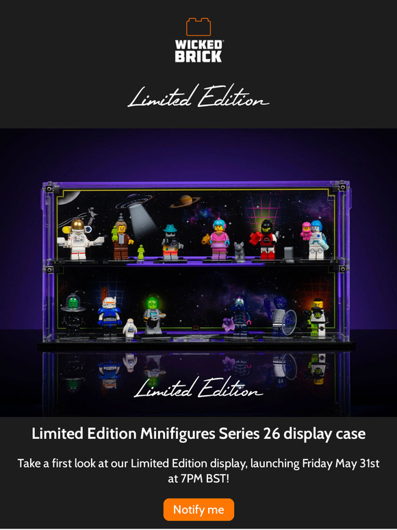 Wicked Brick: First Look - Limited Edition Minifigure Series 26 display ...