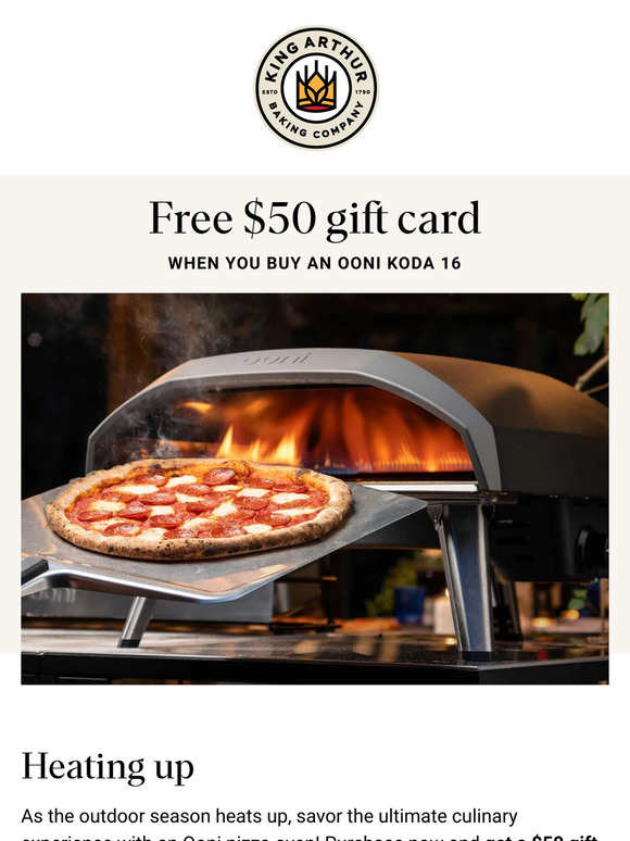 King Arthur Baking Company: Buy an Ooni, Get a Free Gift! | Milled