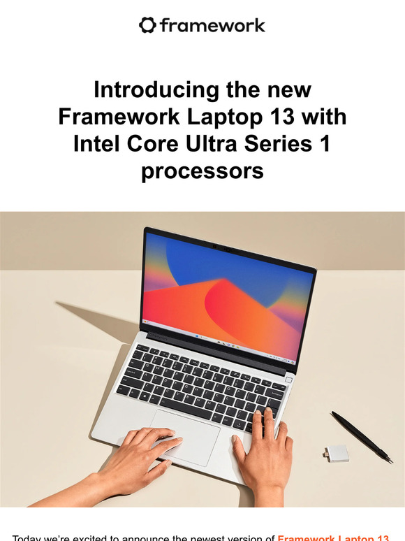 Frame: Introducing the newest version of Framework Laptop 13 | Milled