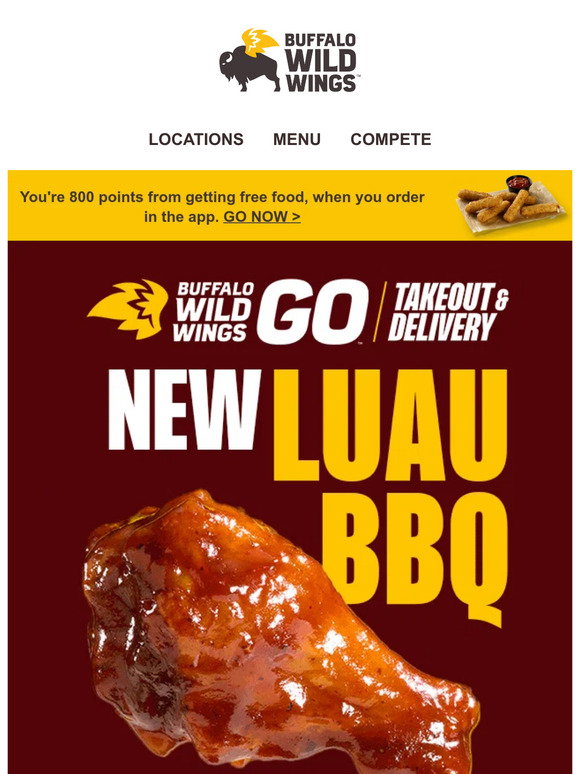Buffalo Wild Wings: Introducing our NEW Luau BBQ sauce | Milled