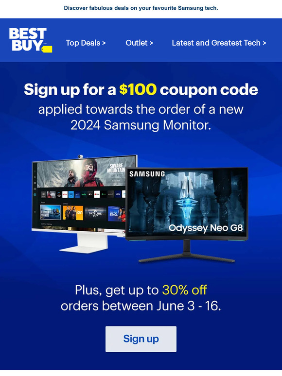 Best Buy: Sign up and save on Samsung's latest 2024 monitor lineup ...