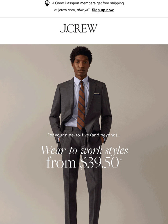 J.Crew Email Newsletters: Shop Sales, Discounts, and Coupon Codes