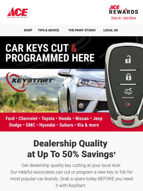 Ace Hardware Email Newsletters: Shop Sales, Discounts, and Coupon Codes