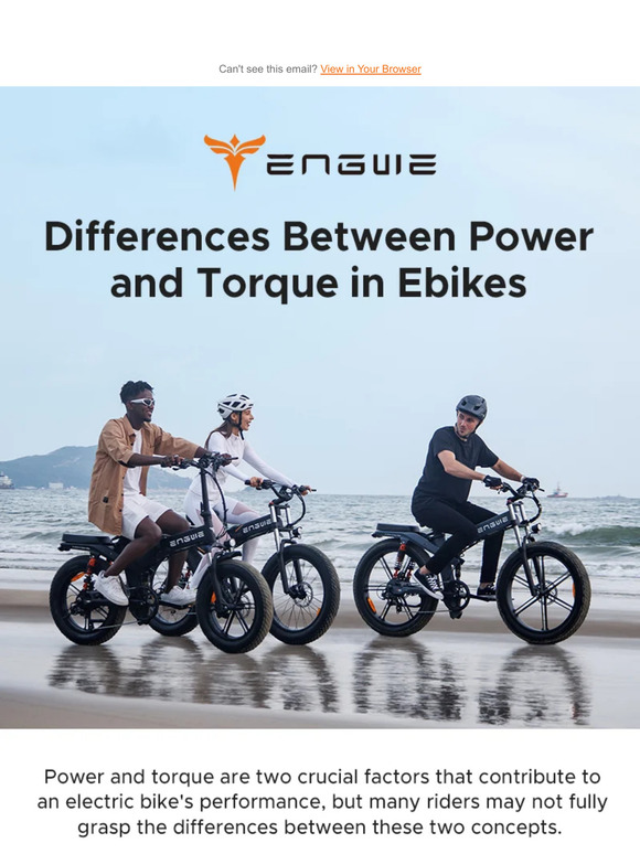 Engwe: 🔎Curious About The Difference Between Power and Torque in E ...