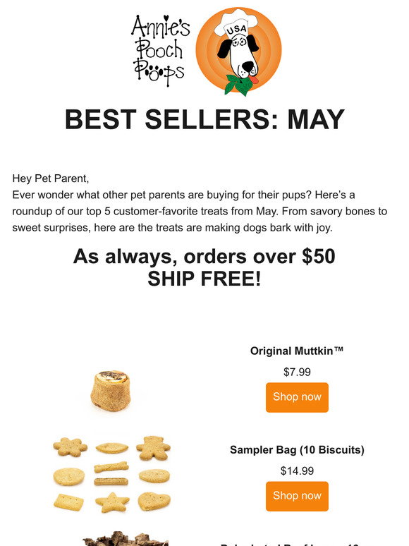 Annie's Pooch Pops: 🌟 Our Top 5 Customer-Favorite Treats from May! | Milled
