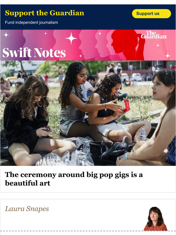 The Guardian: The beautiful art of big gigs | Swift Notes | Milled