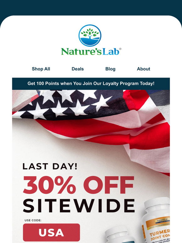 Nature's Lab: The Memorial Day Blowout Sale is ending tonight | Milled