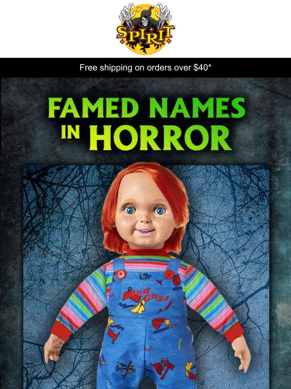 Spirit Halloween: 👀 Horror movie essentials | Milled