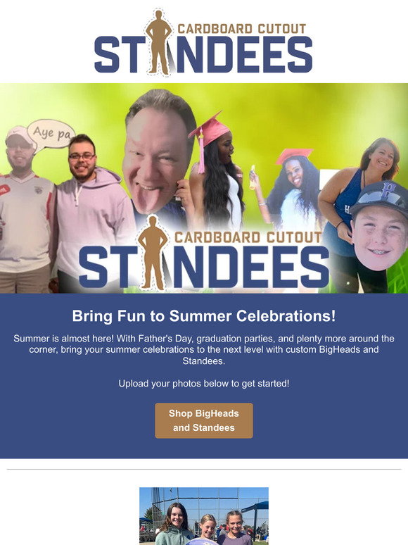 Cardboard Cutout Standees: Summer Celebrations Ahead! | Milled