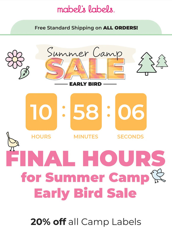 Mabel's Labels: Less than 24 hours left to SAVE! ⏳ | Milled