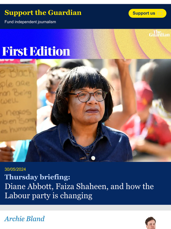 The Guardian: Is a Labour purge underway? | First Edition from the ...