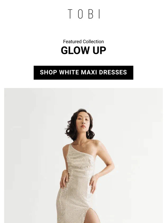 Tobi: —, maxi-mize your summer style in white! 🏝️💖 | Milled