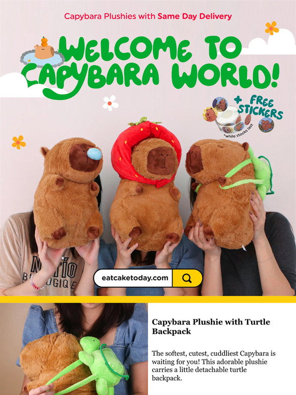 Eat Cake Today: Capybara capybara capybara capybara 🧸 | Milled
