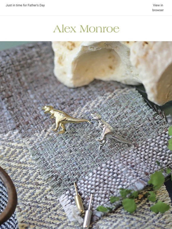 Alex Monroe: Rawr! First Access to 60% Off Our T-Rex Pin 🦖 | Milled