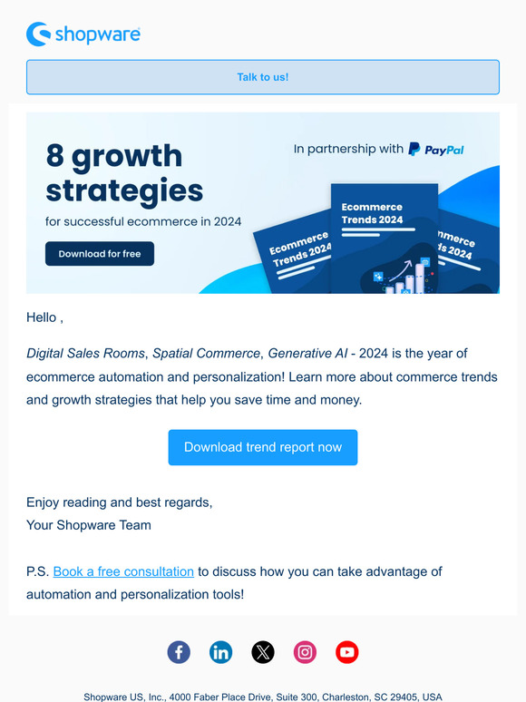 Shopware: Your ecommerce trend report 2024: 8 Growth Strategies | Milled