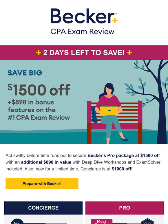 Becker: Countdown Alert: Only 2 Days Remaining! | Milled