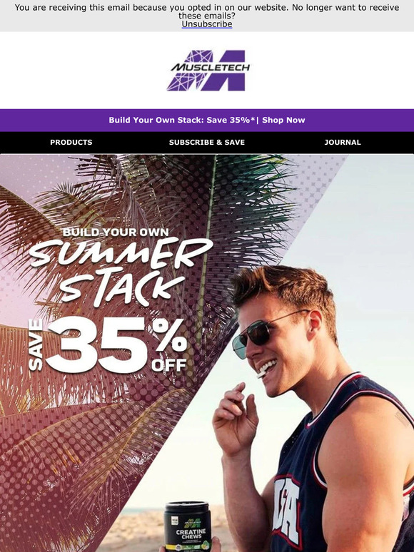 MuscleTech: Build your own Summer Stack | Milled