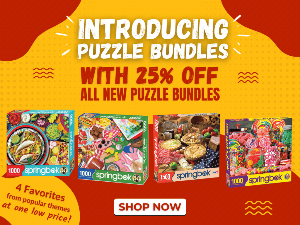Springbok Puzzles: Unlock 25% Off New Springbok Puzzle Bundles! 🧩🎁 | Milled