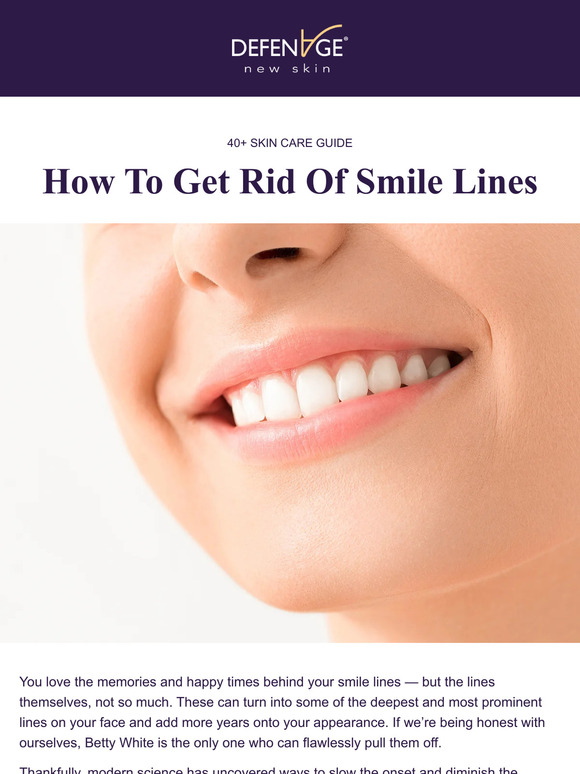 DefenAge: How To Get Rid Of Smile And Lip Lines | Milled