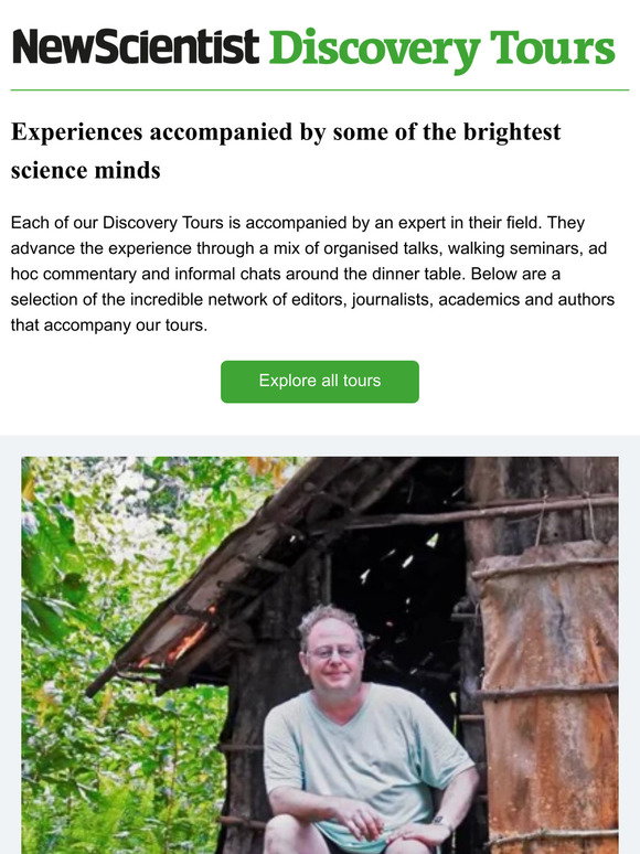New Scientist: Do you want to elevate your next travel break? | Milled