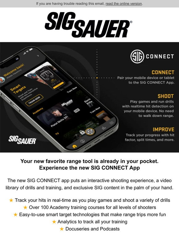 SIG SAUER: Experience the New SIG Connect App | Milled