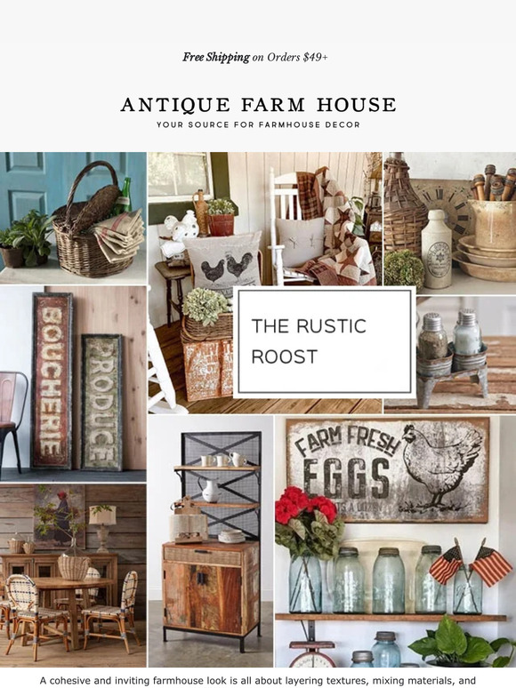 Antique Farmhouse: ️{THE RUSTIC ROOST} event launched | Milled