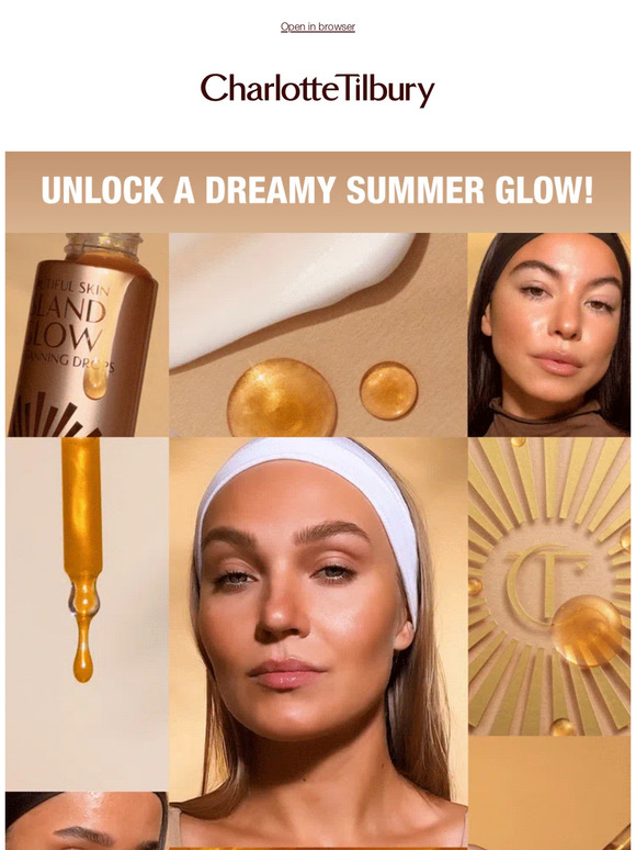 Charlotte Tilbury: Summer Essential: NEW! Easy Tanning Drops ☀️ | Milled
