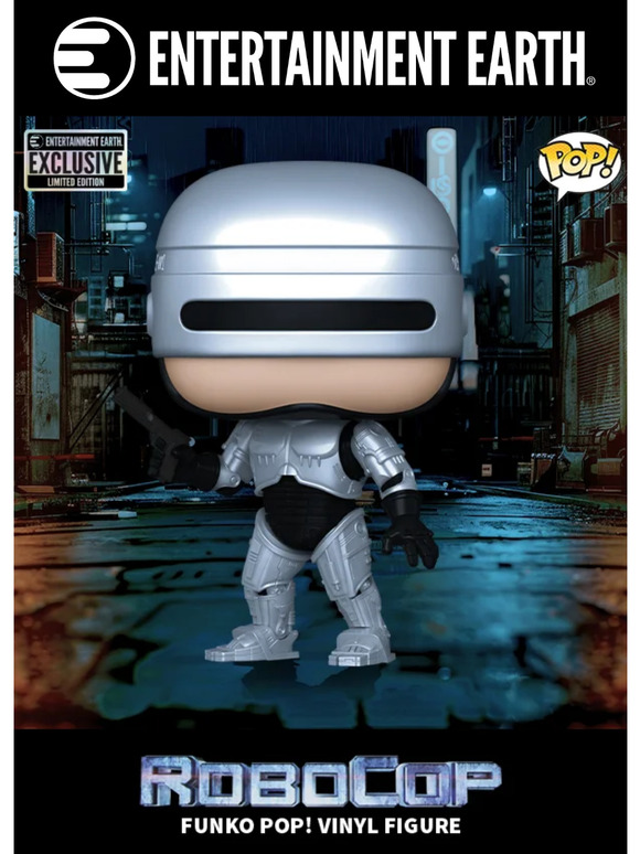 Entertainment Earth: Limited Edition Alert: Funko Pop RoboCop Metallic ...