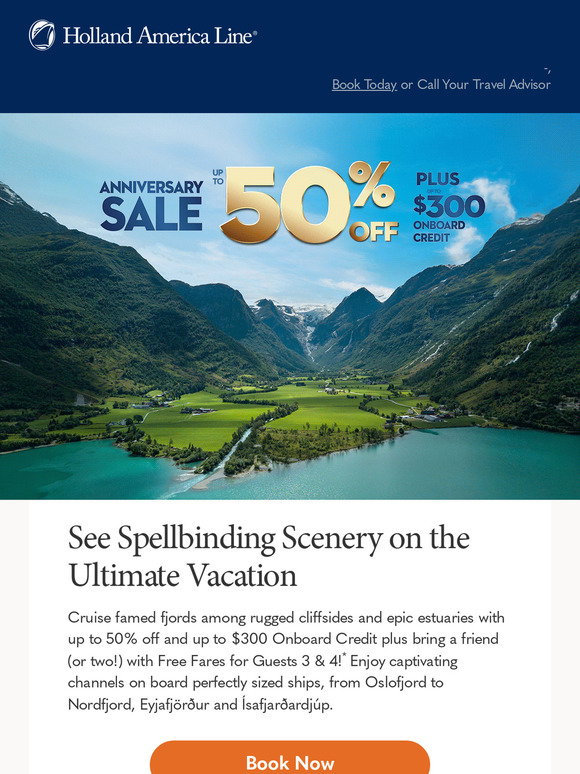 Holland America Line: Famed Fjords With Private Fares | Milled