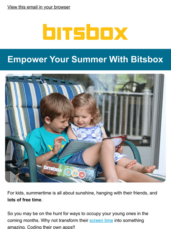 Bitsbox: ☀️ Transform Summer Screen Time With Coding! | Milled