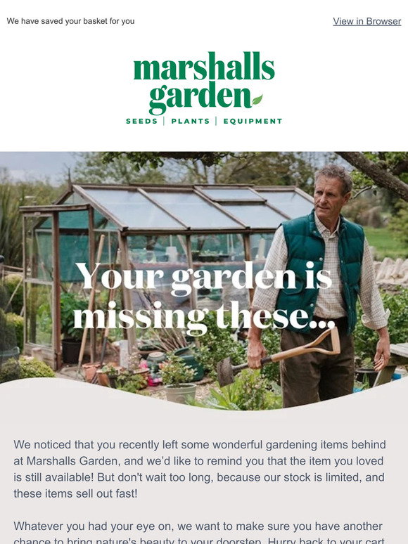 Marshalls Seeds: Sitting on the Garden Fence About These Products? | Milled