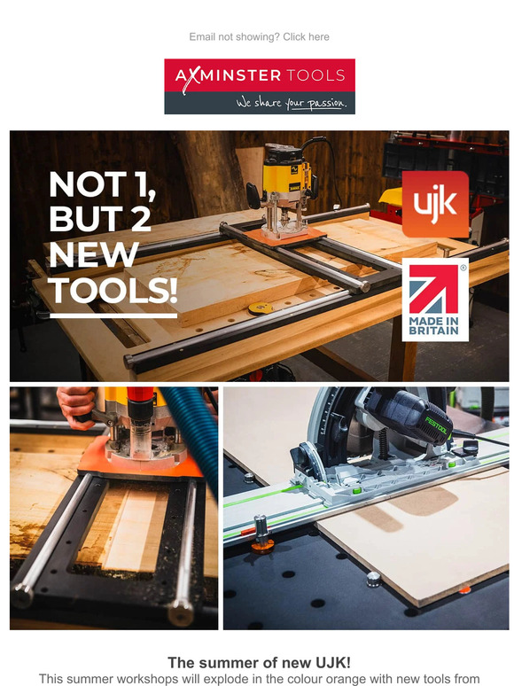 Axminster Tools: NEW! From UJK | Milled