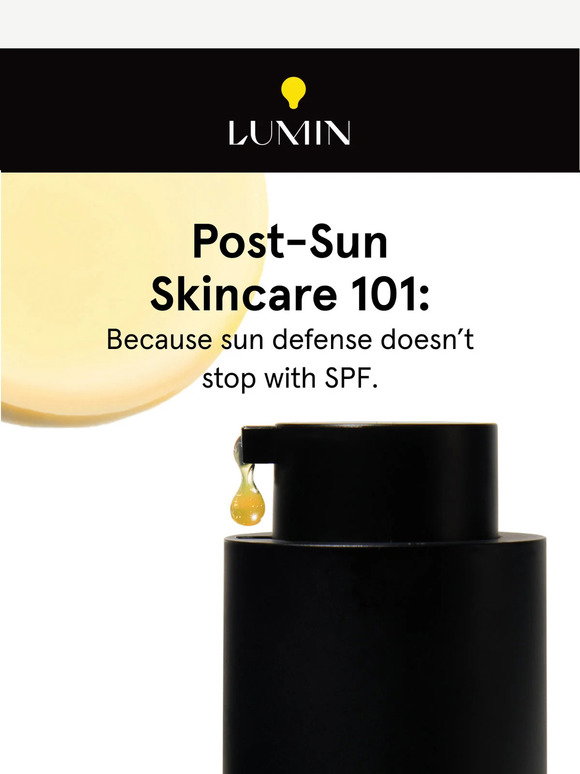 Lumin: The ultimate guide to after sun skincare 😎 | Milled